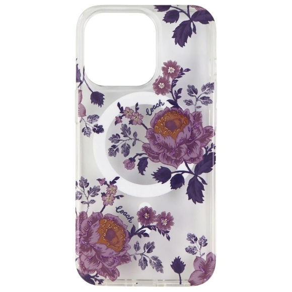 Coach | Cell Phones & Accessories | Nwt Coach Moody Floral Glitter ...